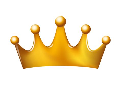 Simple Golden Crown Icon Vector Illustration Eps10 24354200 Vector Art At Vecteezy