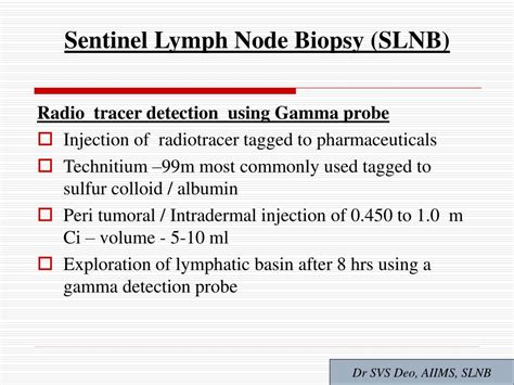 Ppt Sentinel Node Biopsy Irch Aiims Experience Powerpoint Presentation Id3472675