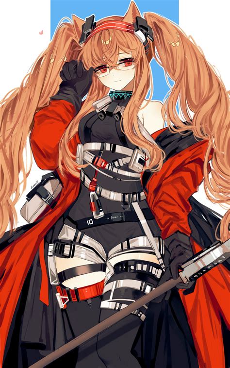 Fire007 Huoxingren047 Angelina Arknights Angelina Distinguished