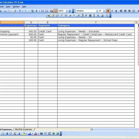 Utility Bill Tracking Spreadsheet Regarding Utility Bill Tracking