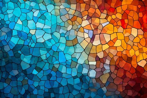 Premium Ai Image Abstract Mosaic Pattern Background