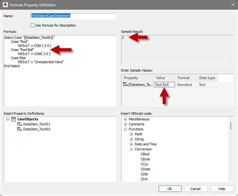 Solved Select Case Formula Using Text With Spaces Autodesk Community