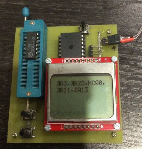 Тестер микросхем на Atmega32