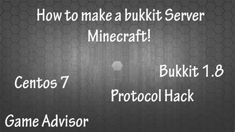 How To Make A Bukkit Server 1 8 Centos 7 Installation Youtube