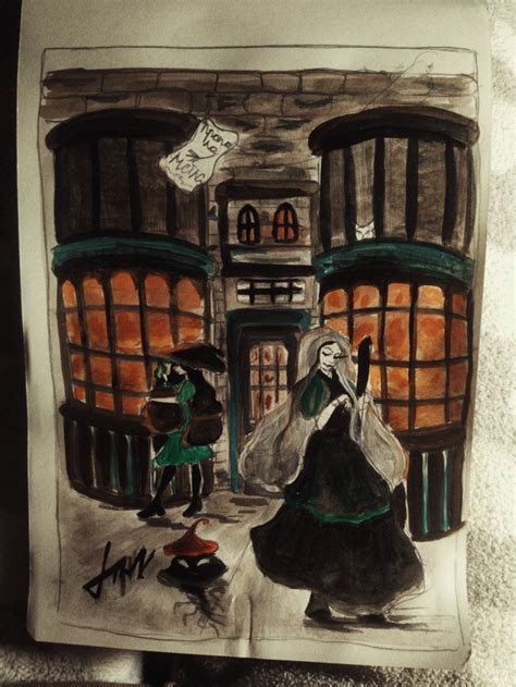 Иллюстрация Эра Гарри Поттера в стиле книжная графика