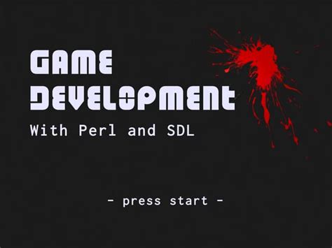 Game Development With Sdl And Perl Pdf