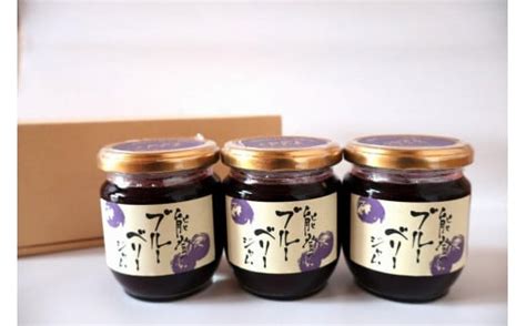 【復興支援】能登町特産品ブルーベリージャムセット（180g×3個入） 石川県能登町 セゾンのふるさと納税