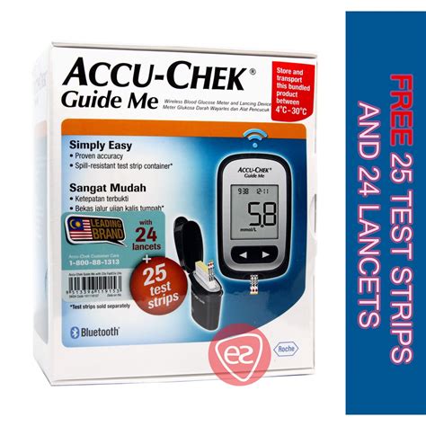ACCU CHEK GUIDE ME SET WITH ACCU CHEK GUIDE STRIP S ACCU CHEK FASTCLIX LANCETS Shopee
