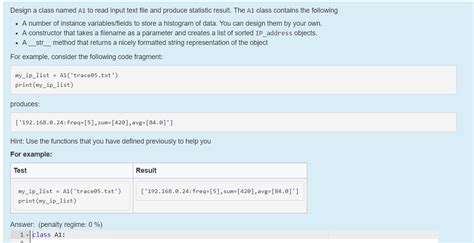 Python 3 Programming Question Design A Class Named