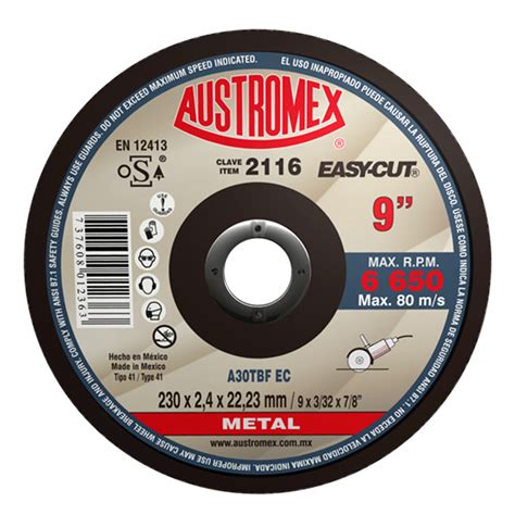 Discos De Corte Austromex Soluciones En Abrasivos
