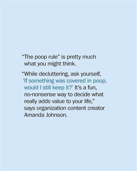 The Washington Post A New Approach To Decluttering — The “poop Rule