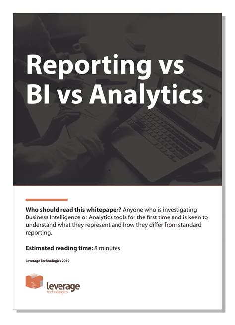 Reporting Vs Bi Vs Analytics Leverage Technologies