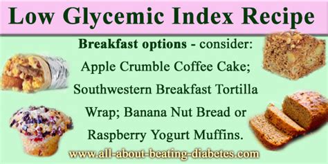 Low Glycemic Index Recipe Sample To Follow