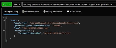Lastmodifieddatetime Object Is Being Ignored While Uploading To Onedrive Issue