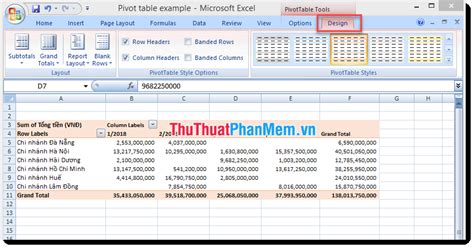 Pivottable Là Gì Cách Sử Dụng Pivottable Trong Excel