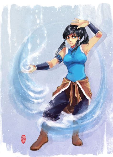 Safebooru Black Hair Blue Eyes Avatar Legend Of Korra