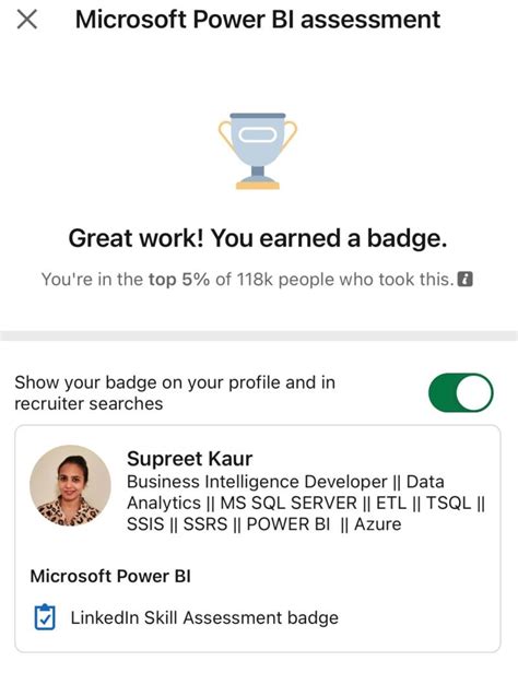 Supreet Kaur On Linkedin Powerbi Powerbidesktop Powerbiservice Linkedinskillassessment 14