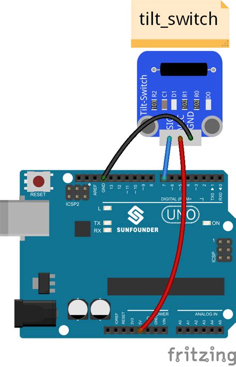 Lesson Tilt Switch Sunfounder Sensor Kit V For Arduino Documentation
