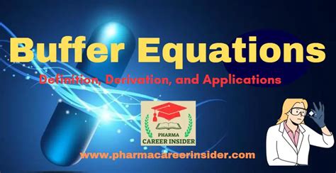 Buffer Equations Definition Derivation And Applications