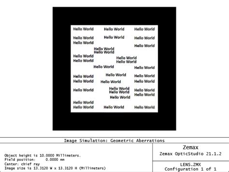 image simulation and camera sensor zemax community