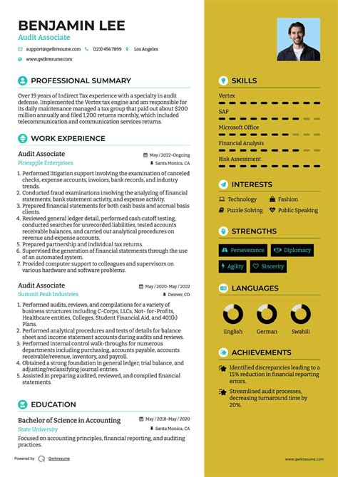10 Audit Associate Resume Samples And Templates For 2025