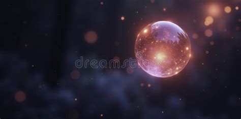 Softly Glowing Light Orb Suspended In Mid Air Glowing Orbs Mystical