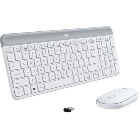 Logitech Slim Wireless Keyboard And Mouse Combo MK470 USB Wireless RF USB Wireless RF