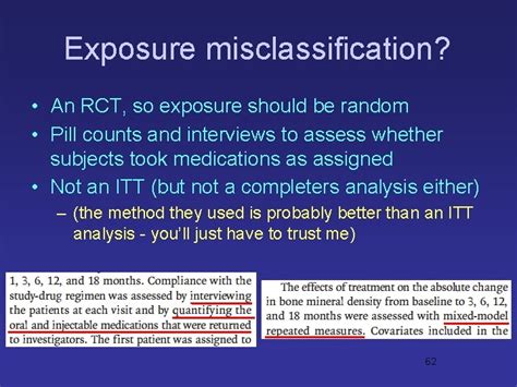 Epidemiology Module Systematic And Random Error Biases
