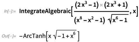 New Methods For Computing Algebraic Integrals—wolfram Blog