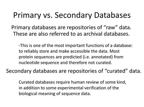 Ppt Primary Vs Secondary Databases Powerpoint Presentation Free Download Id5474133