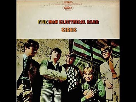 Five Man Electrical Band Signs 4klyrics Youtube
