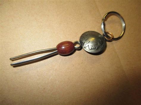 Unused Roach Clip Key Chain Made From Antique Buffalo Nickel Very Cool Antique Price Guide