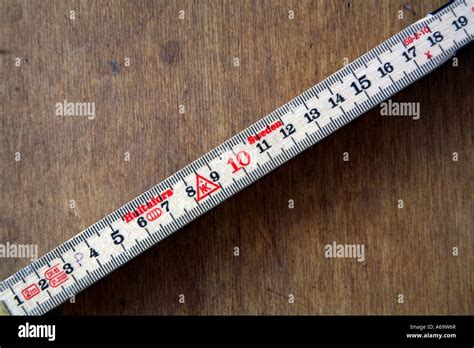 Metering Rule Close Up Stock Photo Alamy