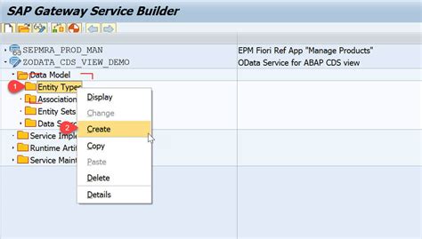 How To Create Odata Service For Abap Cds View Using Mapping Editor In Segw