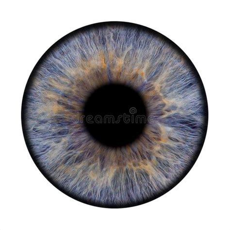 Isolated Image Of A Blue Human Iris In A Circular Shape Set Against A