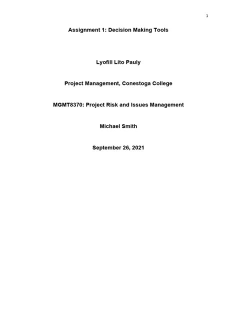 Decision Making Tools Pdf Swot Analysis Video Game Consoles