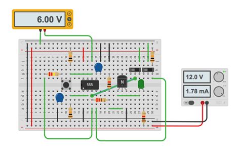 Circuit Design Ne555 Flip Flop Tinkercad