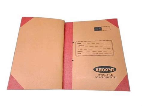 Hard Binding Cardboard File Folder For Office Paper Size A At Piece In Vasai Virar