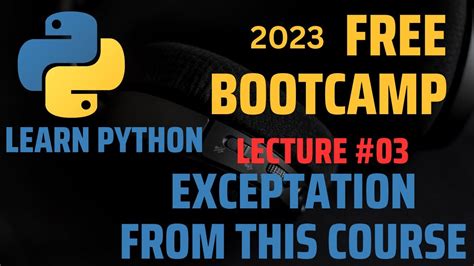 What You Can Expect In This Courselearn Pythoncrash Courselecture03