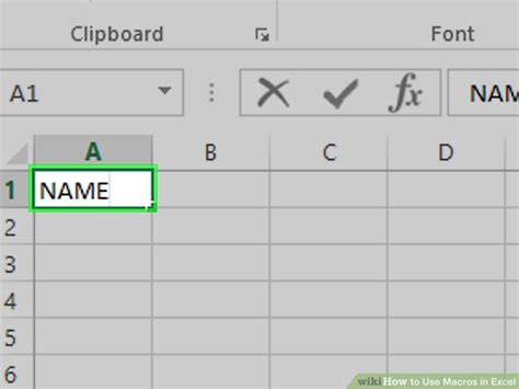 How To Use Macros In Excel With Pictures Wikihow