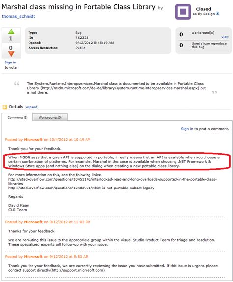 c system runtimeteropservices marshal class in portable class