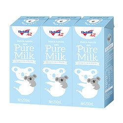 纽仕兰牛奶 Theland 纽仕兰 A2β 酪蛋白全脂纯牛奶200ml 3盒早餐奶儿童成长多少钱 什么值得买