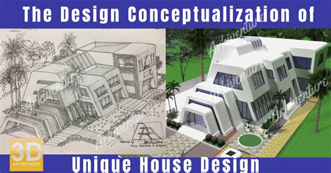 3d Art Render Crafting Distinctive Dwellings Unraveling The Design Conceptualization Journey