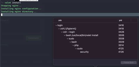 Valet Commands Hang And Dont Continue With V3 Upgrade · Issue 1224 · Laravelvalet · Github