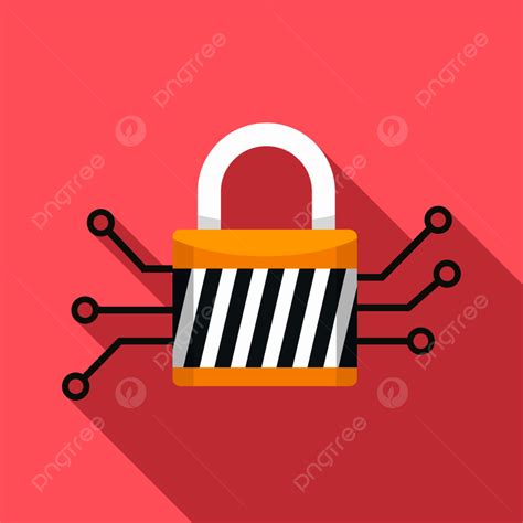 디지털 자물쇠 아이콘 평면 벡터 삽화 주형 우표 Png 일러스트 및 벡터 에 대한 무료 다운로드 Pngtree