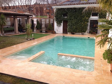 Piscina Porcelánica Con Spa Integrado Piscinas Diseños De Piscina
