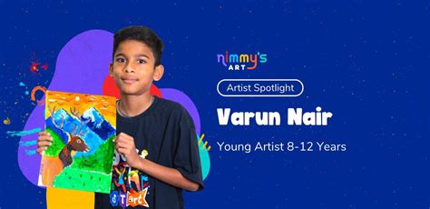 Varun Nair Artistic Athlete And Talented Young Artist From Nimmys Art