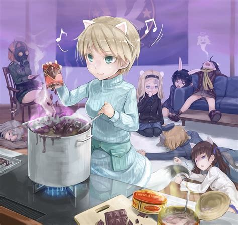 Inumimi Usagimimi Неко Neko Nekomimi Anime Original Ao