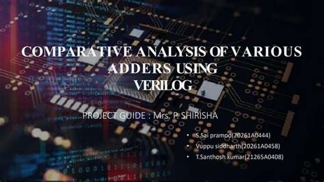 Comaparative Analysis Verilog Adders Ppt