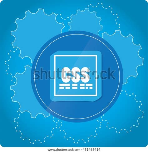 Css Web Design Programming Language Vector Stock Vector Royalty Free 451468414 Shutterstock